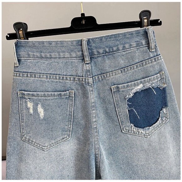 Unbranded | Shorts | Women Colorful Diamondencrusted Jeans Denim Short ...